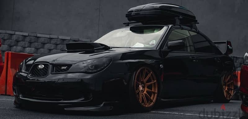 Heavily bagged Subaru impreza 2007 topline with sunroof سوبارو امبريزا ...