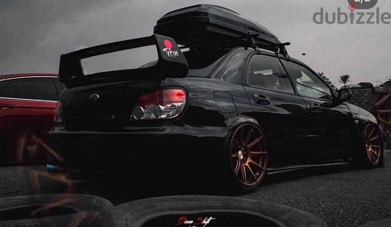 Heavily bagged Subaru impreza 2007 topline with sunroof سوبارو امبريزا ...