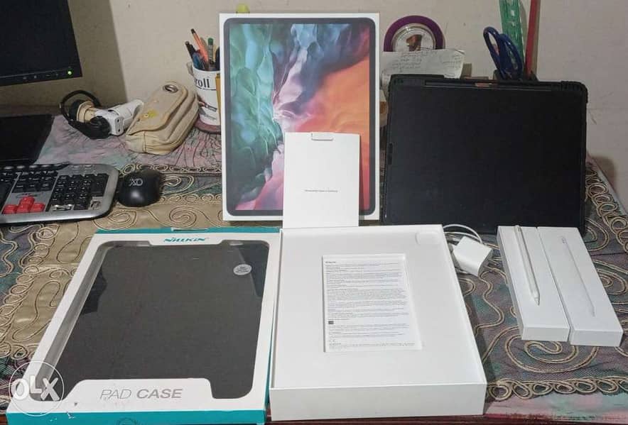 Ipad pro 12.9, 4th generation, 256 Giga & Apple pencil 2nd generation ...