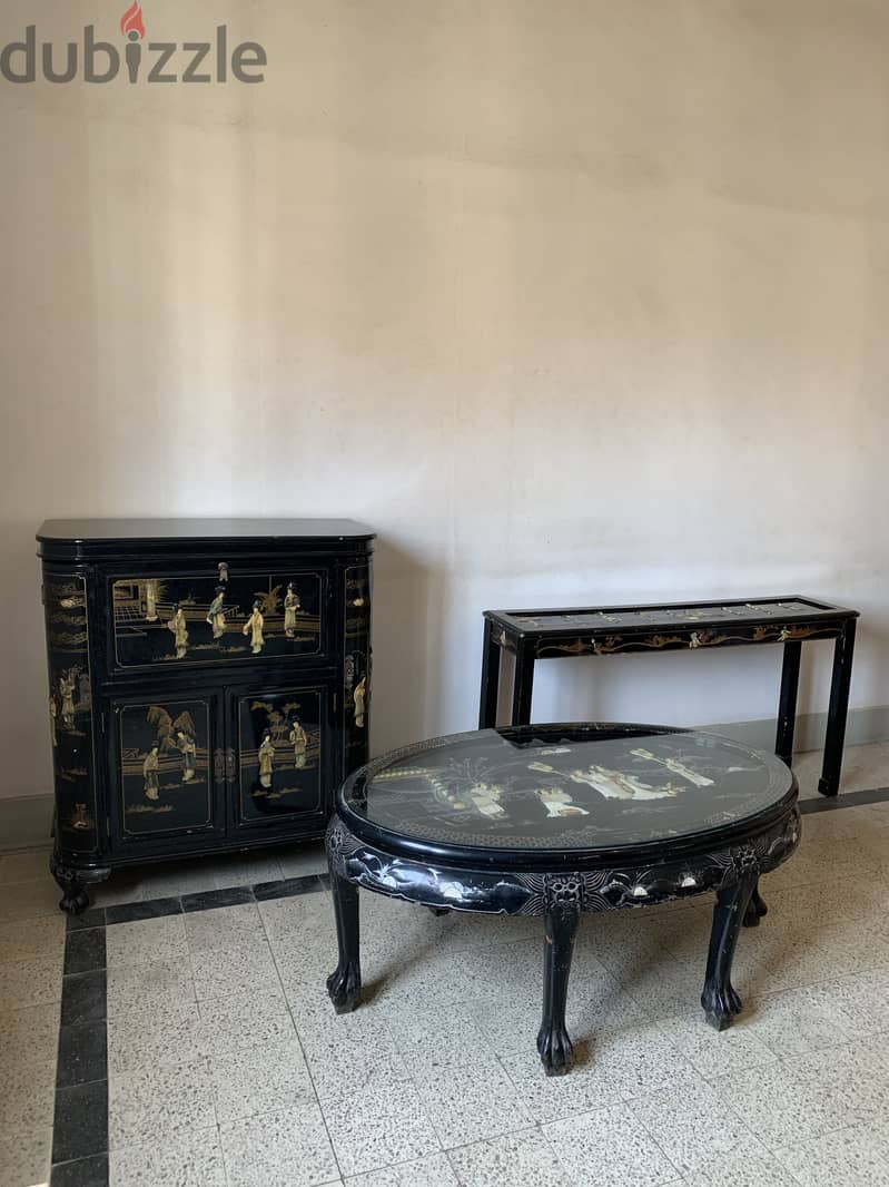 Chinese Dinning/Living Set, Bar, Sidetable, Table, Sideboard, Cabinet ...