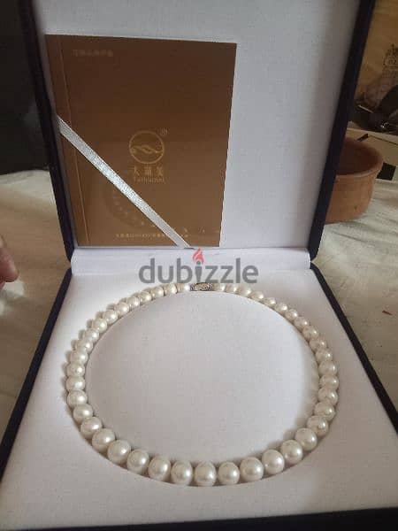عقد لؤلؤ طبيعي بالشهادة ماركه taihu pearl - إكسسوارات - مستحضرات تجميل ...
