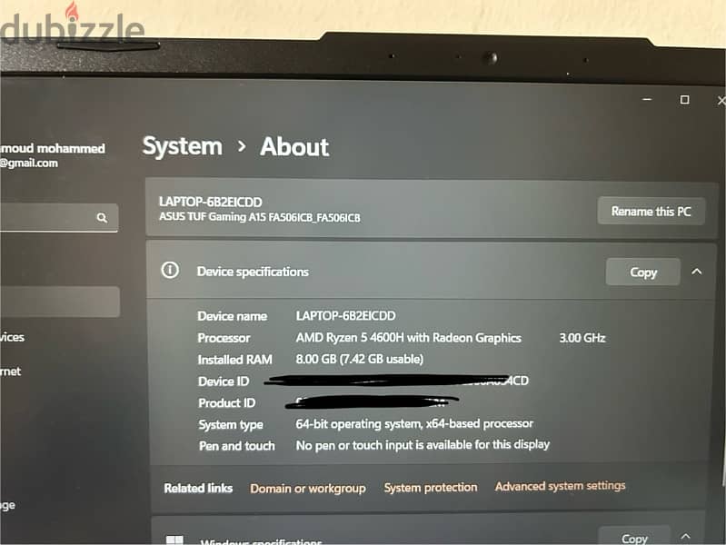 asus laptop tug gaming a15 كسر زيرو - Laptop computers - 202130926