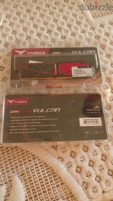 TForce Vulcan gaming ram (2*8) 16gb ram ddr4 3000mhz - اكسسوارات و قطع ...