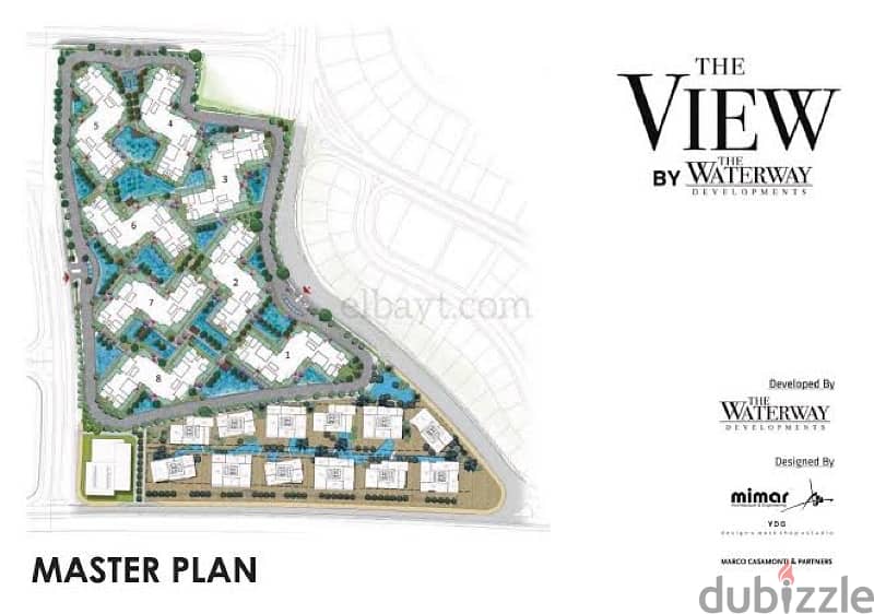 water way -the view -apartment fully finished with parking slot ...