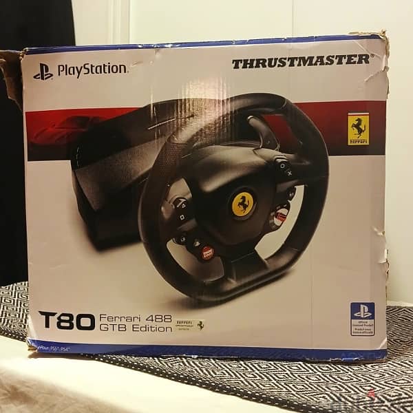 THRUSTMASTER T80 [ FERRARI 488 GTB EDITION] - Video Games & Accessories ...