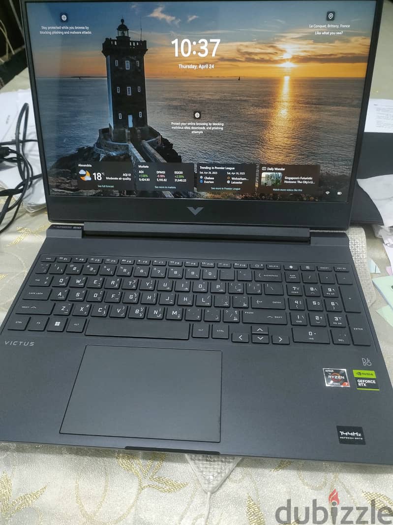 HP Victus Gaming Laptop (15-fb0034ne), CPU: Ryzen 7-5800H, 16GB DDR4 2 ...