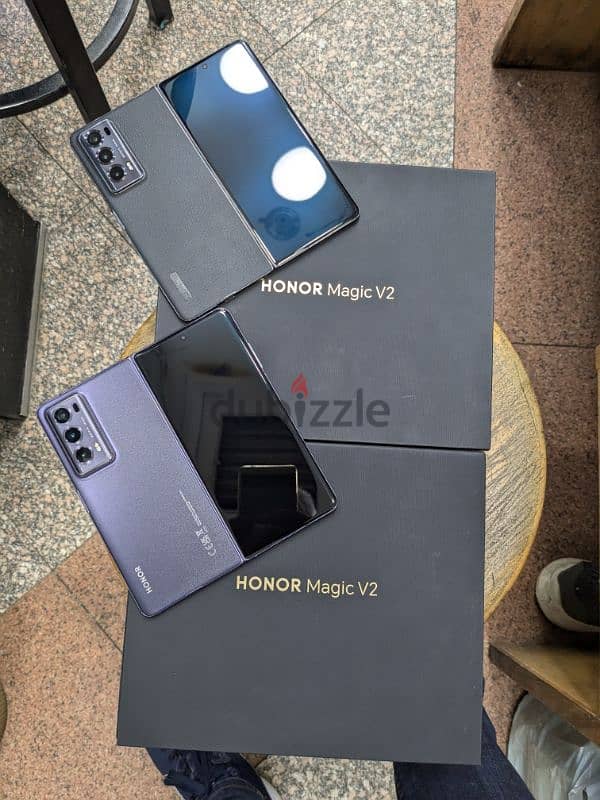 Honor Magic V2 dual sim 512/12G Blue Black كالجديد - Mobile Phones ...