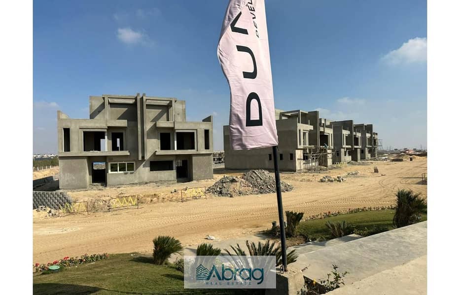 Twin house for sale 270m in installments in Levels Dunes Compound ...