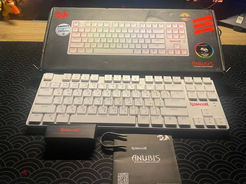 Redragon K539 Anubis Wireless RGB keyboard brown switches - Computer ...