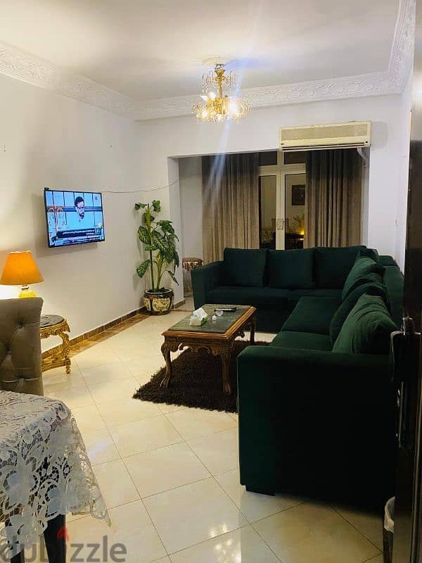 شقة مفروشة مكيفة كمبوند روضة زايد - Apartments for Rent - 205384261