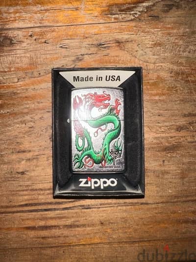 Zippo Kit Rae Dragon Street Chrome - تحف - مقتنيات - 205420836