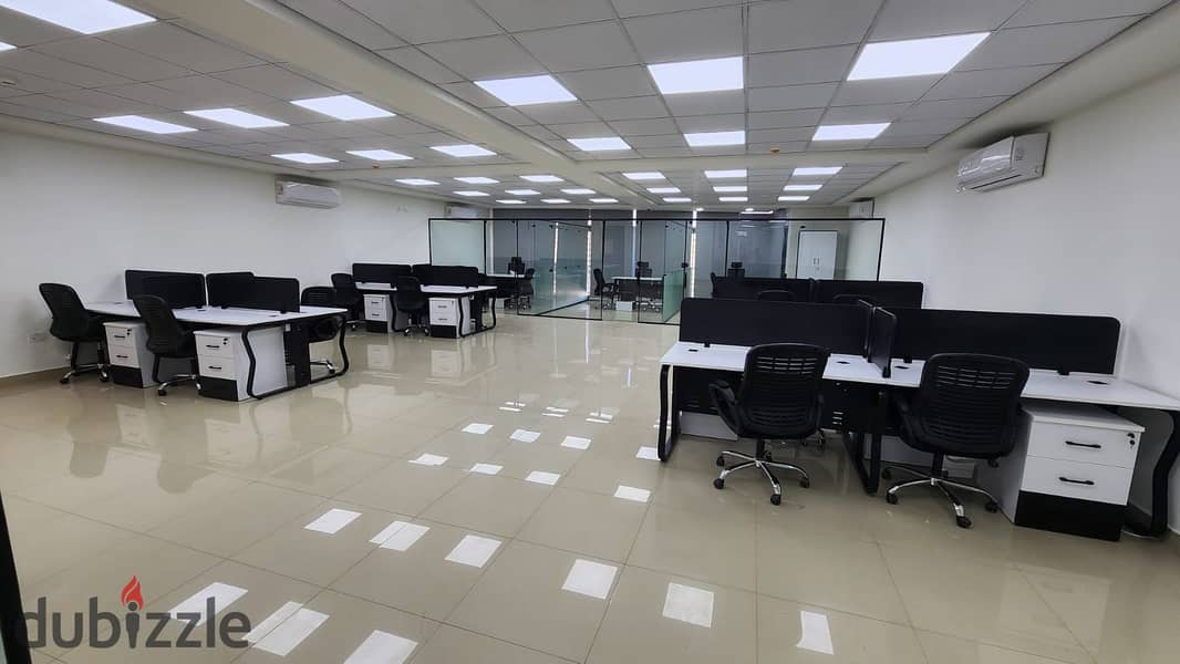 Office for rent in Sheikh Zayed Beverly Hills, area 80 square meters ...