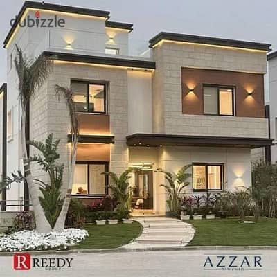 Townhouse corner in Azzar 2 Compound in New Cairo Townhouse corner in ...