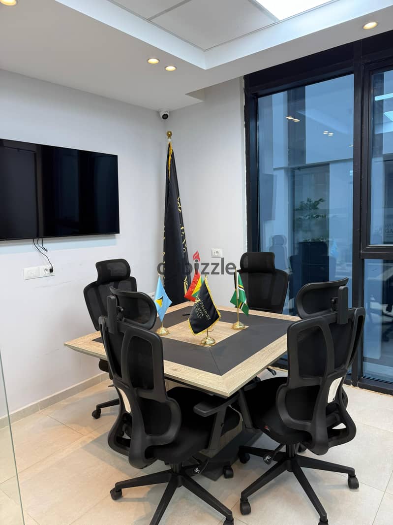 Furnished administrative office for rent in a prestigious location ...