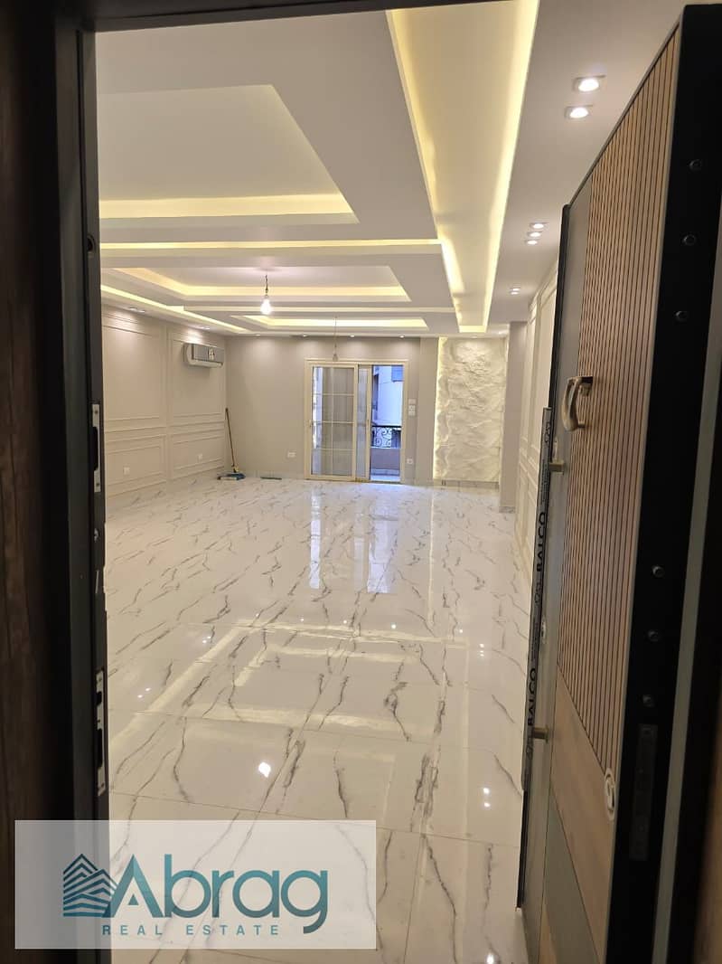 For sale, a 230-square-meter apartment in Zayed Heights Compound, ultra ...