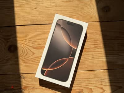 NEW IPHONE 16 PROMAX(BOX PACKED) 256GB MIDDLE EAST 5G DESERT TITANIUM ...
