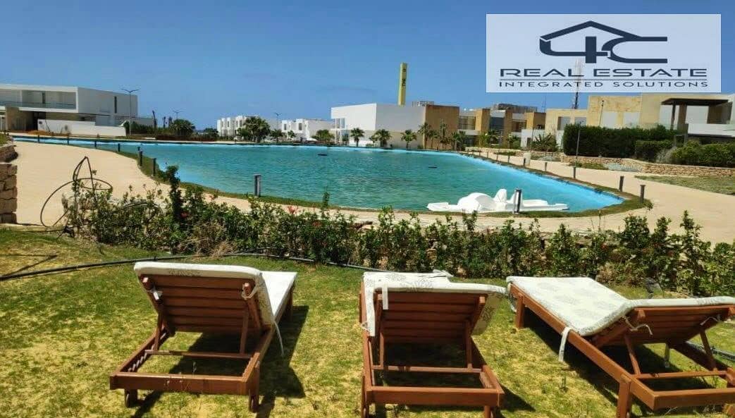 Chalet500 meter 3bedrooms direct lagoon and delivery months' down ...