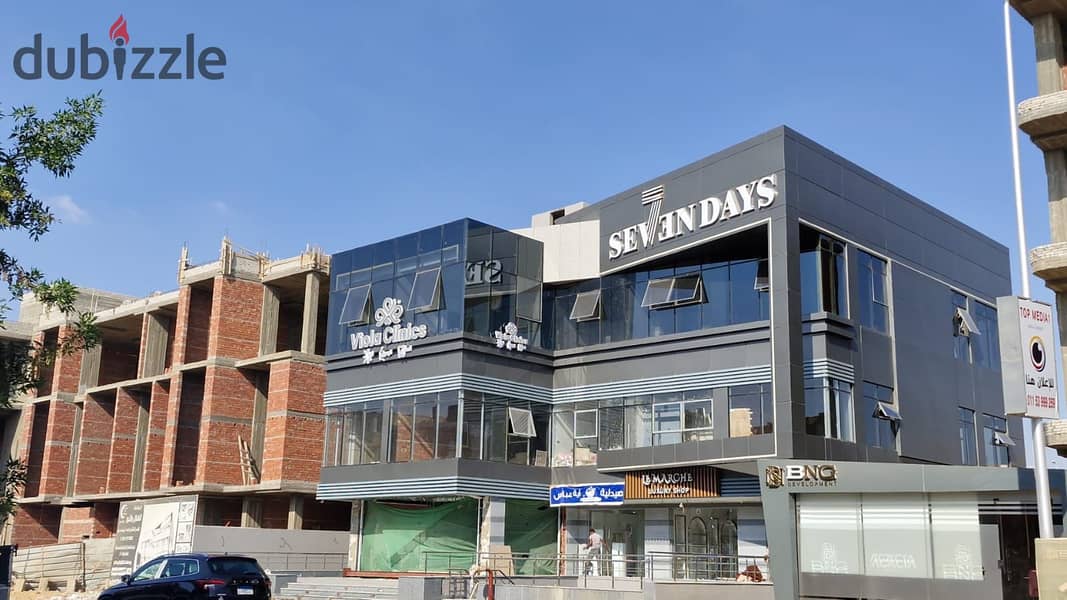 60m shop on the first floor with two facades in seven days mall next to ...