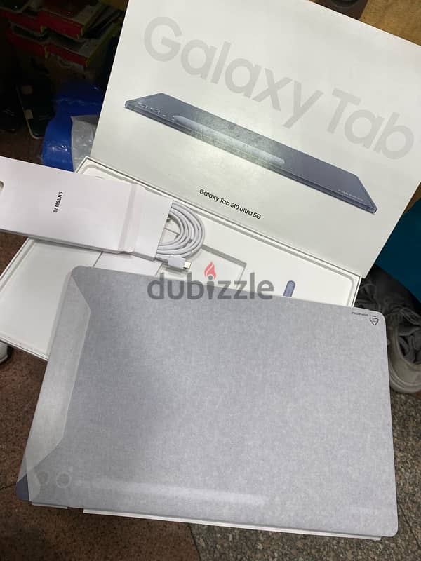 Galaxy Tab S10 Ultra 5G 256/12G Gray جديد - Tablets - 206286373