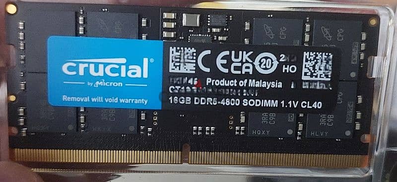 Crucial 16gb DDR5 laptop - Computer Accessories & Spare Parts - 206380968