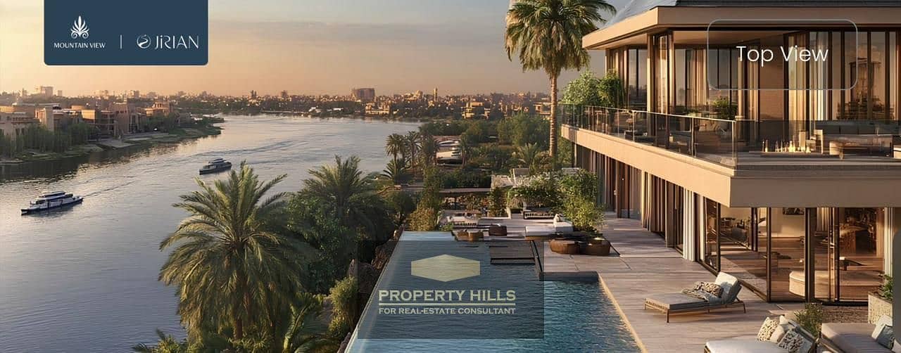 For sale: Luxurious, fully finished villa on the Nile in the Jirian ...