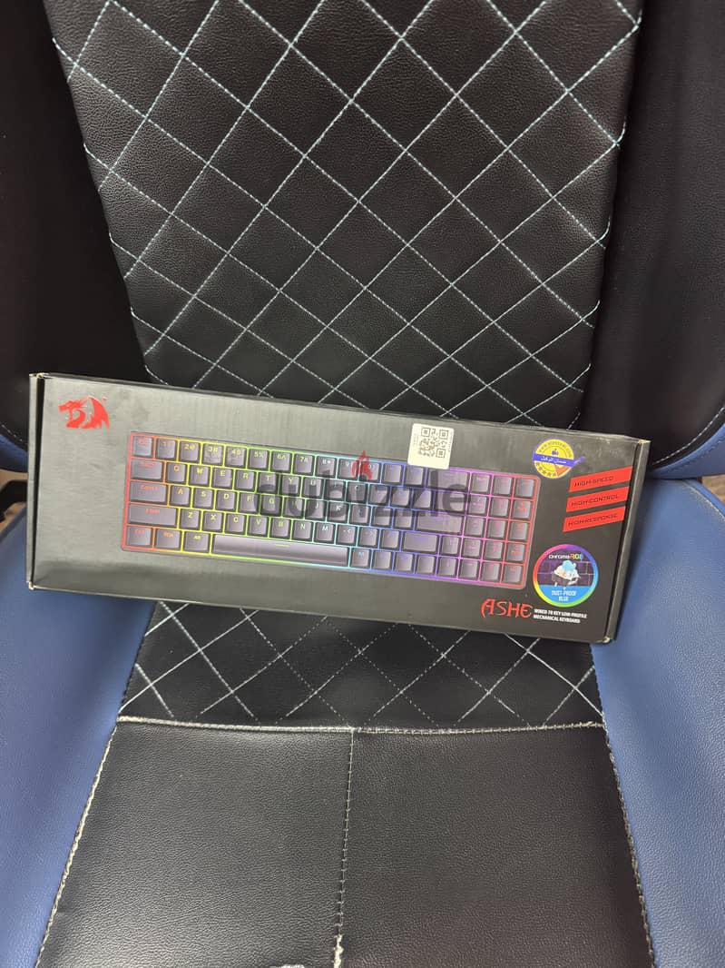 K626P ASHE RGB 78% Gaming Mechanical Keyboard Low Profile Blue Switche ...