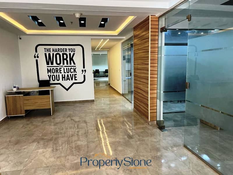 Office for rent, 400 square meters With a private entrance, fully ...