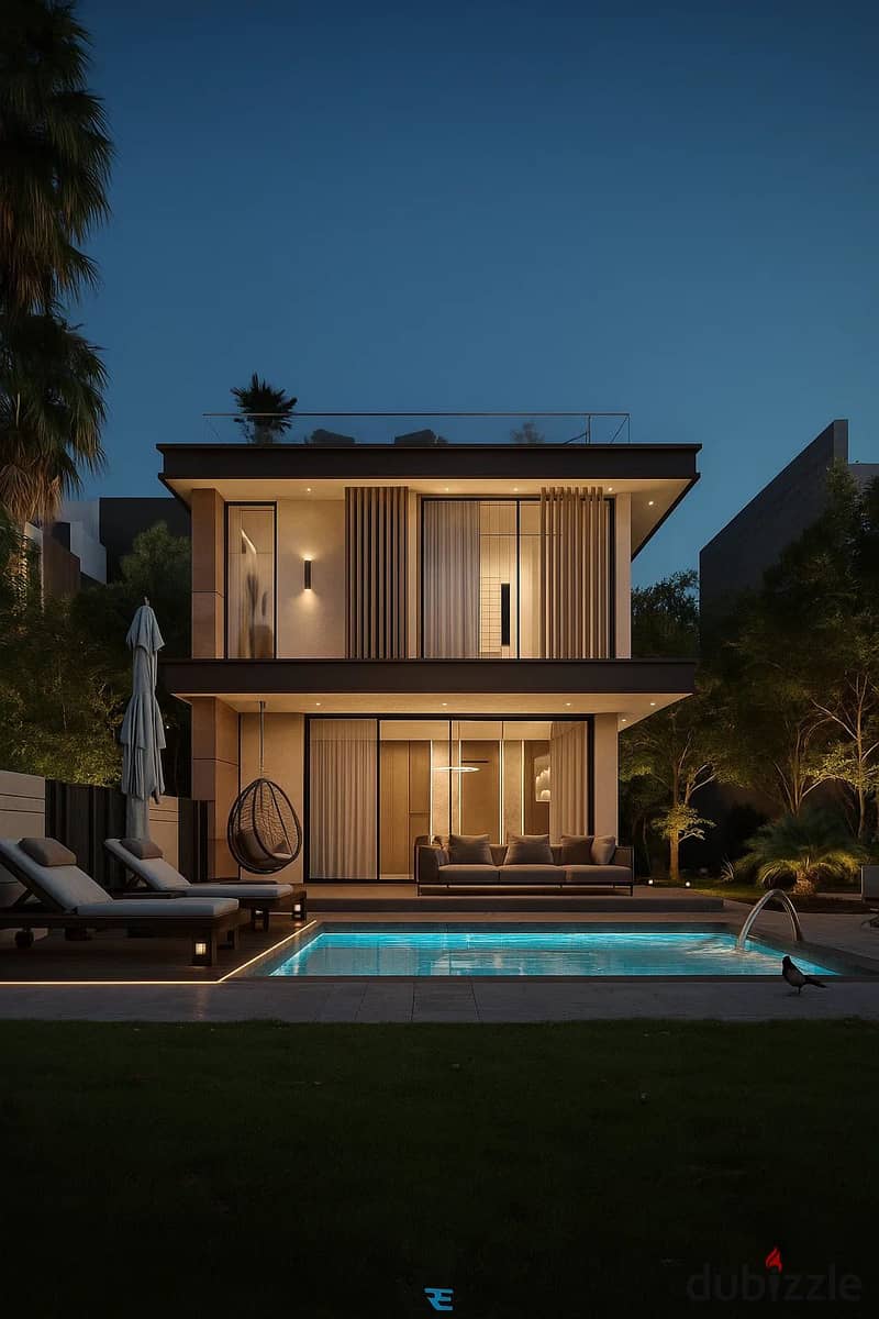 Villa for sale in PX Compound by Palm Hills on the highest hill with ...