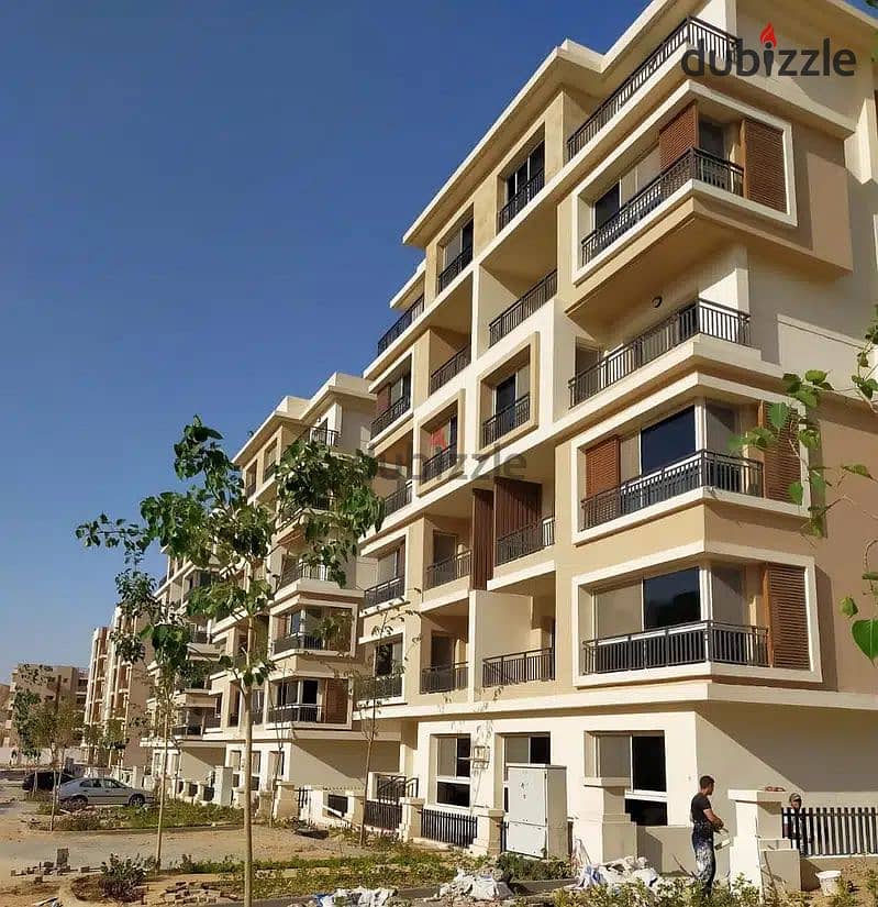Duplex with open view for sale in Al Tagamoa in front of Cairo Airport ...