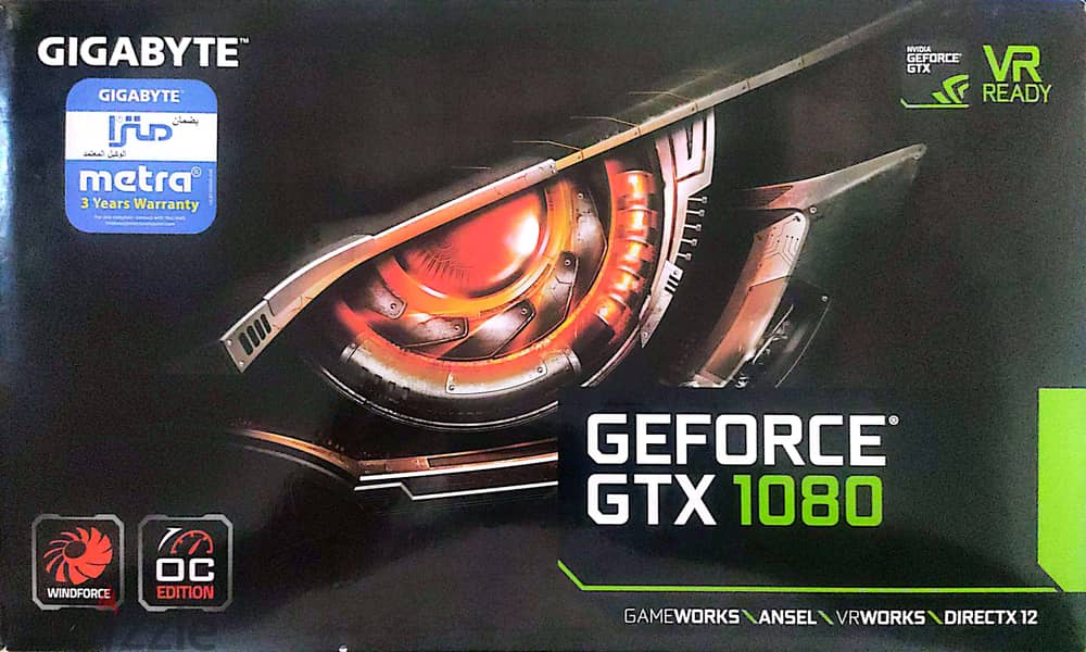 GTX 1080 Gigabyte windforce triple fans, 8 GB vram - Computer ...