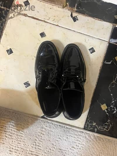 جزمة فيرني كلاسيك اسود جزمه عريس فرح ساعات black verne shoes ...