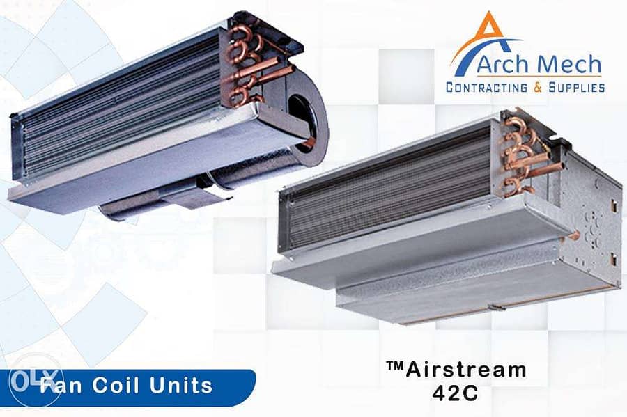 Horizontal Fan Coils 1,200 Cfm Airstream 42C Fan Coil Units carrier ...