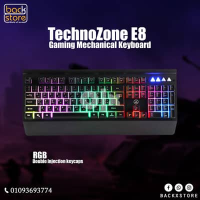 TechnoZone E8 Gaming Membrane Keyboard - Computer Accessories & Spare ...