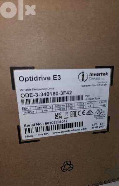 inverter optidrive - معدات صناعية - 194972497