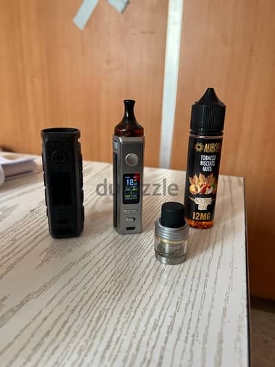 Voopoo Drag S Pro with silicone cover+ tank DL + tank MTL + liquid ...