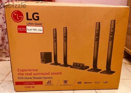 مسرح منزلي LG 1200 w لم يستخدم كما موضح بالصور - دي في دي ومسارح منزلية ...