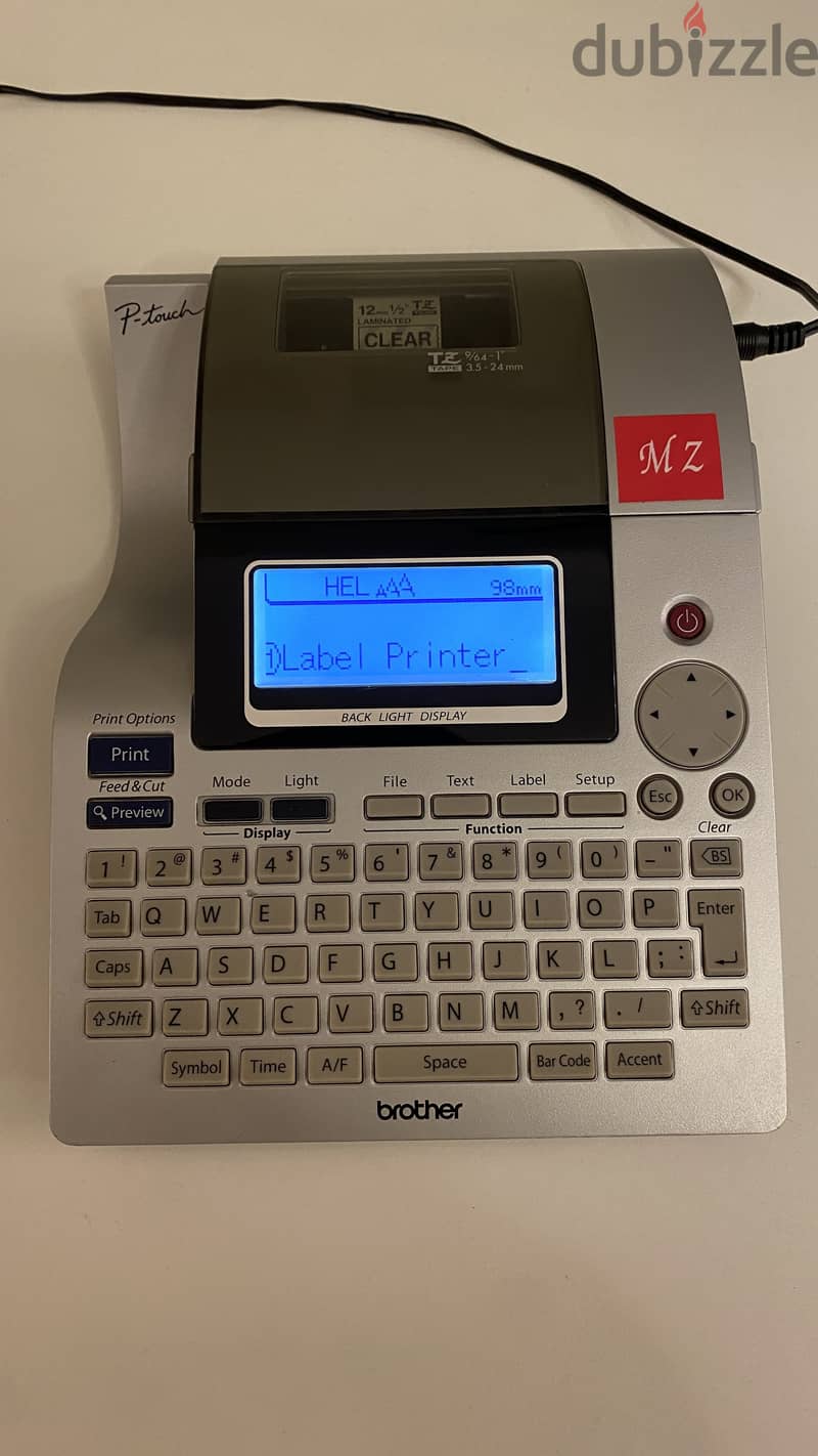 Brother p-touch 2700 label printer with 35 cartridges different sizes ...