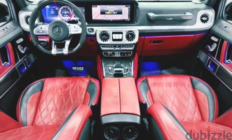 Mercedes-Benz G63 AMG Model 2019 Black interior red designo - Cars for ...