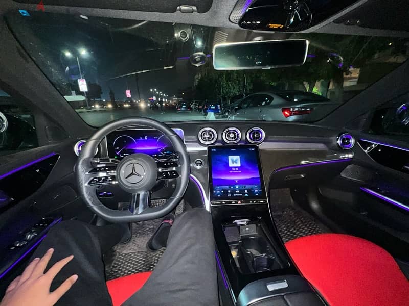 Mercedes benz C200 Amg 4matic red interior - سيارات للبيع - 199430699