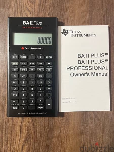 Texas BA II Plus Professional Advanced CFA Calculator - أثاث و مستلزمات ...