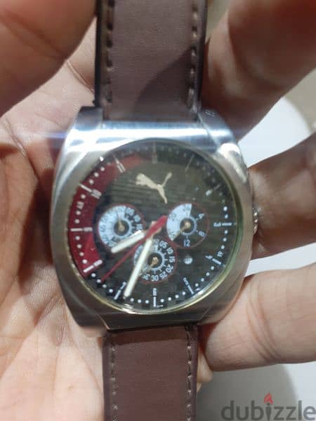 Puma watch STEEL 805 STAINLESS PUMA WATER RESISTANT 10 BAR - إكسسوارات ...