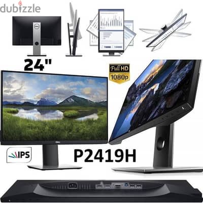 شاشة DELL P2419H Frameless IPS - كمبيوتر - 199511268