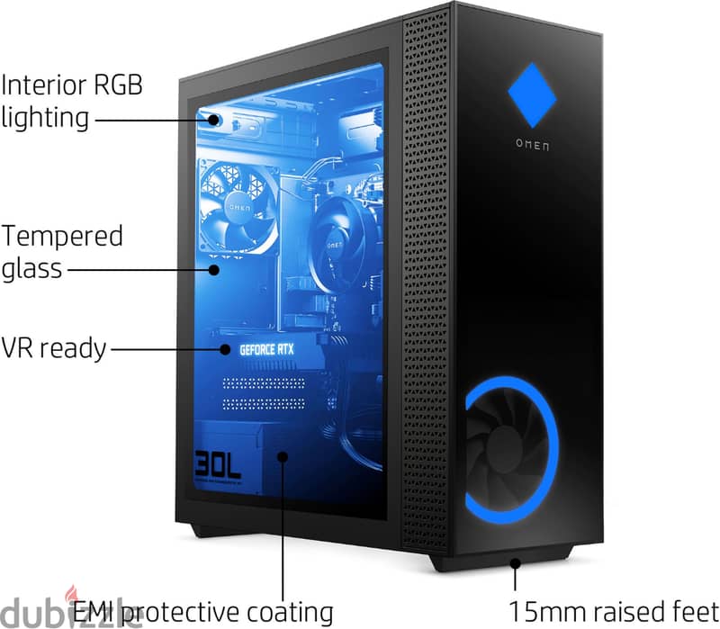 Omen 30L rgb 2fan - اكسسوارات و قطع غيار كمبيوتر - 199581512