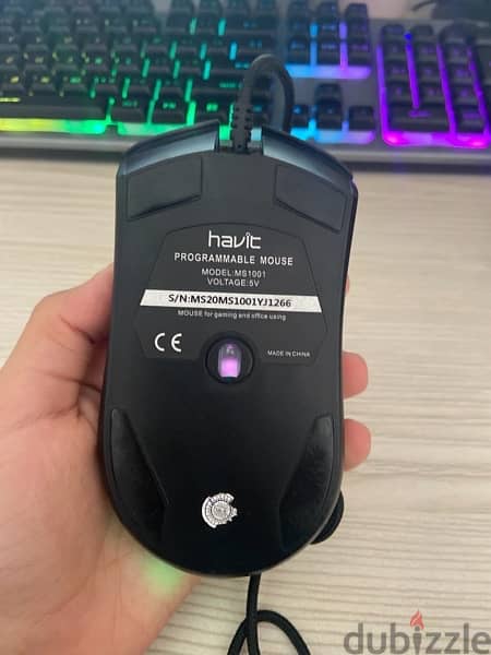 Havit gaming mouse limited edition LED NEW NOT USED - اكسسوارات و قطع ...
