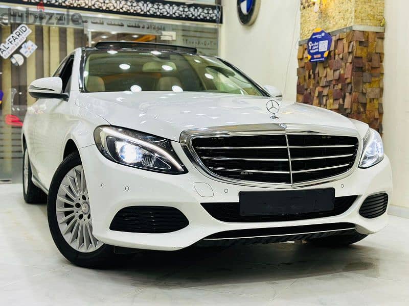 مرسيدس C180 EXCLUSIVE 2017 فبريكا كسر زيرو أدفع 900 الف وقسط الباقى ...