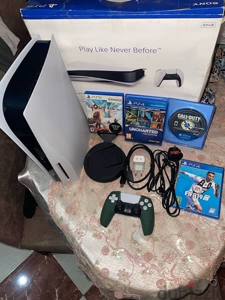 PS5 used for 3 months for sale - أجهزة ألعاب فيديو - 200000172