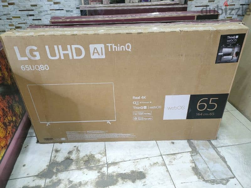 شاشة ال جي 65 بوصه 65UQ80 سمارت 4k - تليفزيونات - 200160977