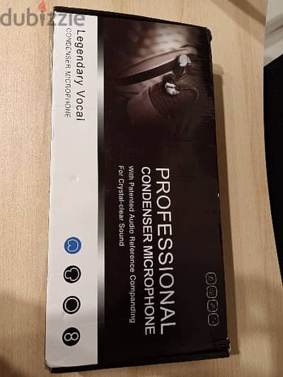 مايك Legendary Vocal Professional Condenser Microphone With Stand ...