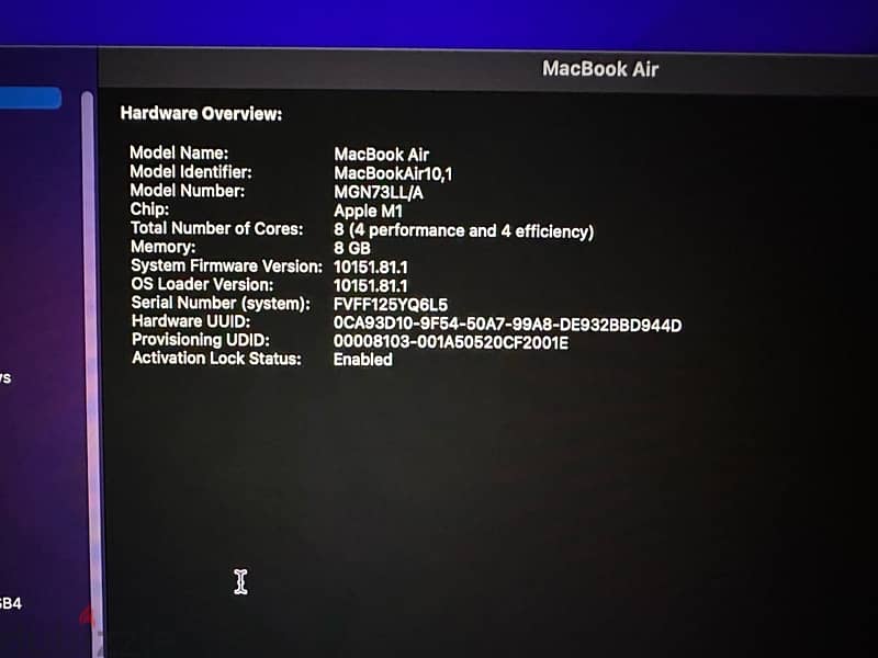 MacBook air m1 512 ssd - لاب توب - 200713086